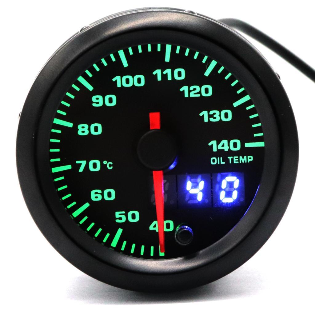 40140C Amber Light Oil Temperature Gauge Automobile meter with Sensor ...