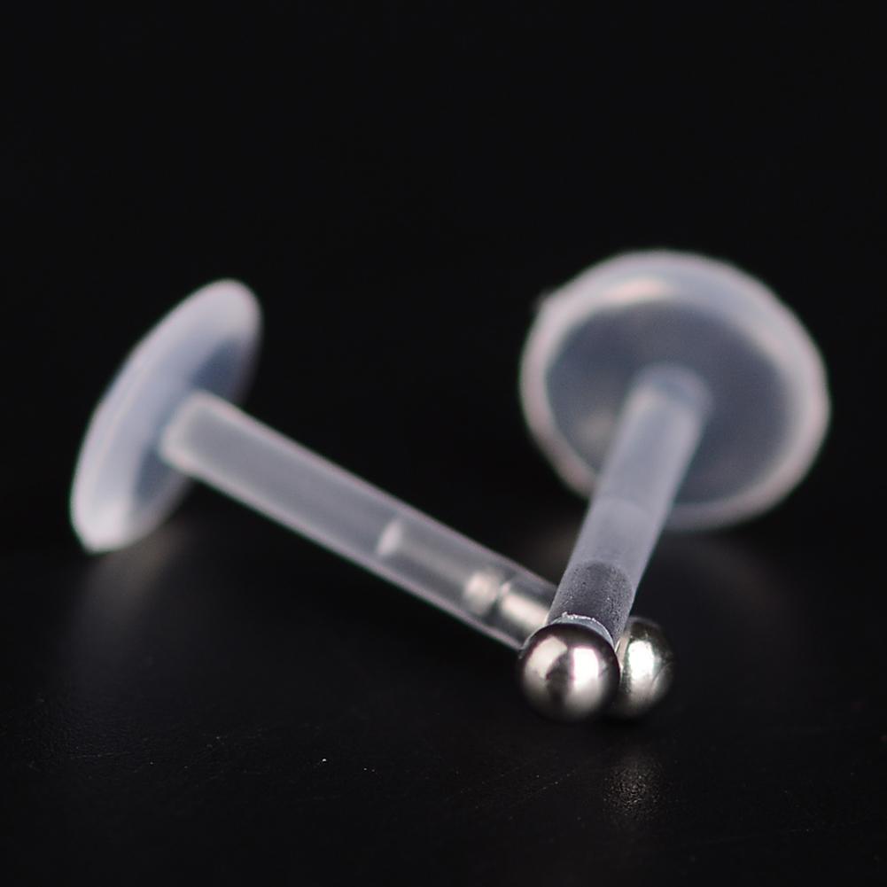 💰Comprar 5PCS Crystal labret BioFlex Push up Monroe Lip Tragus Bar body ...