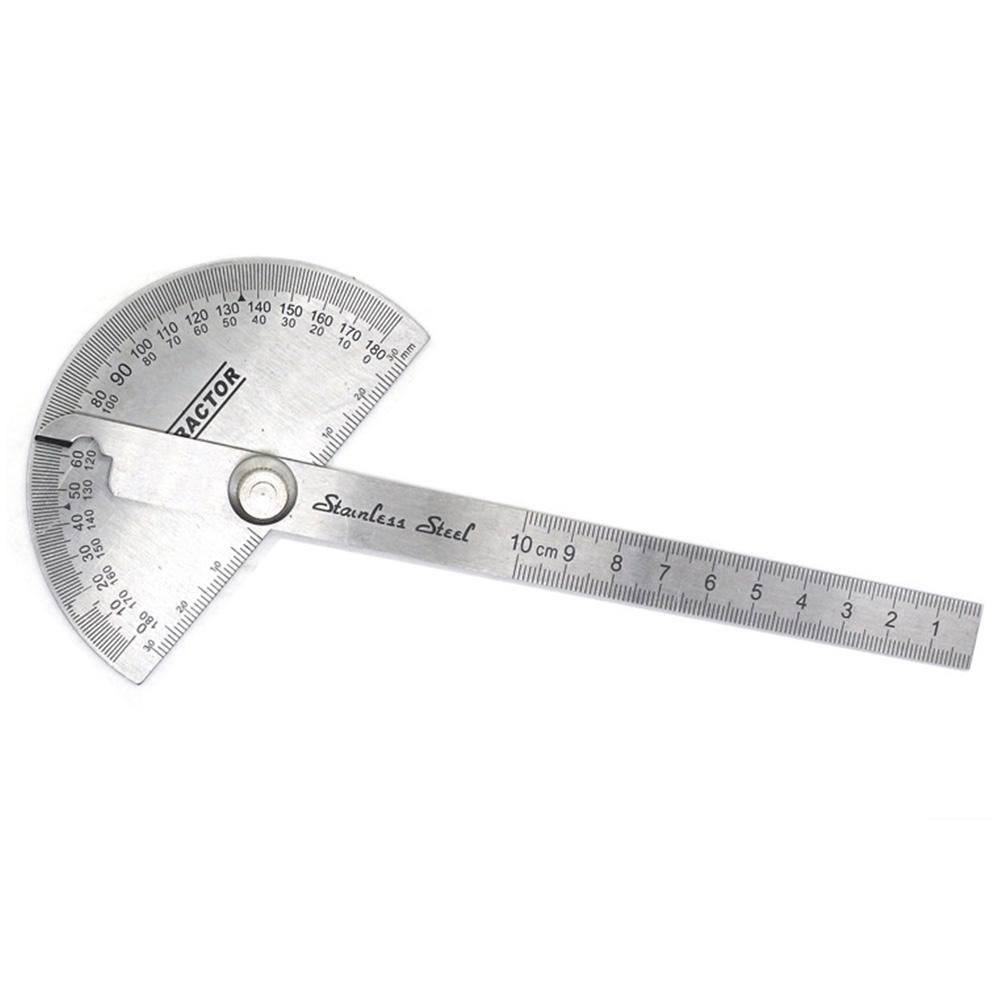 Buy 0-180 Simple Protractor Angle Gauge 180 Degree Steel Square ...