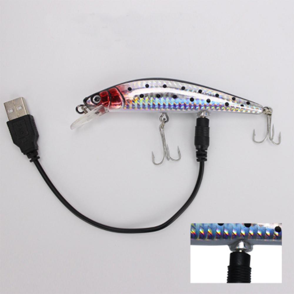 Rechargeable Tools USB Fishing Baits Twitching Fish Lure Electronic ...