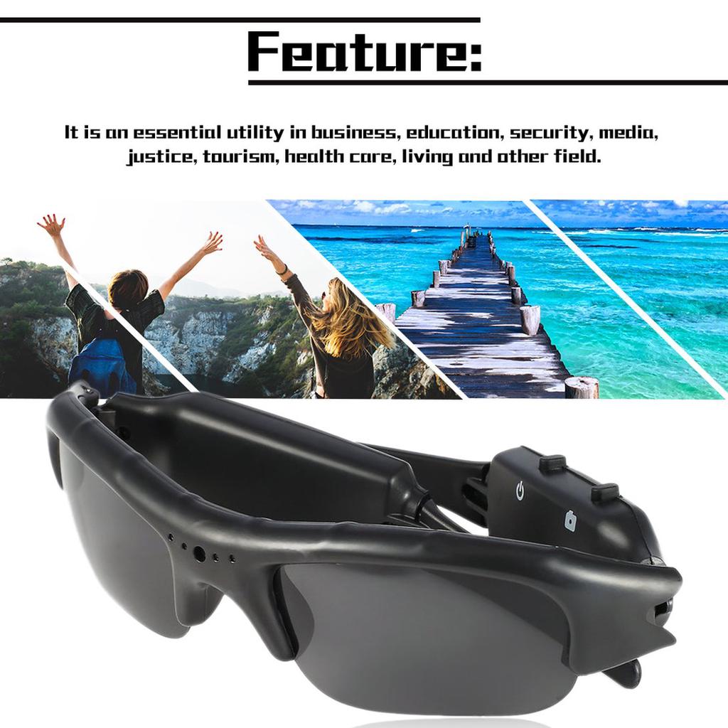 Buy HD Video Recorfing Camera Sunglasses with Voice Recording Eyewear ...