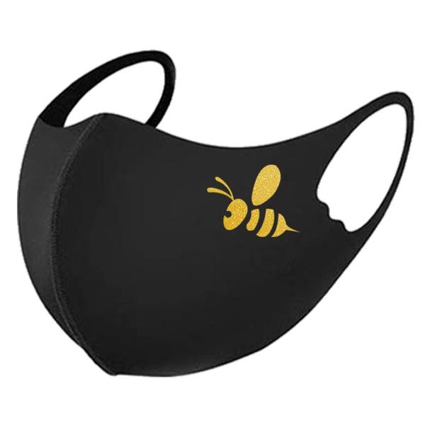 Buy 1Pcs Unisex Dust-Proof Cotton Face Masks Windproof Funny Bee Print ...