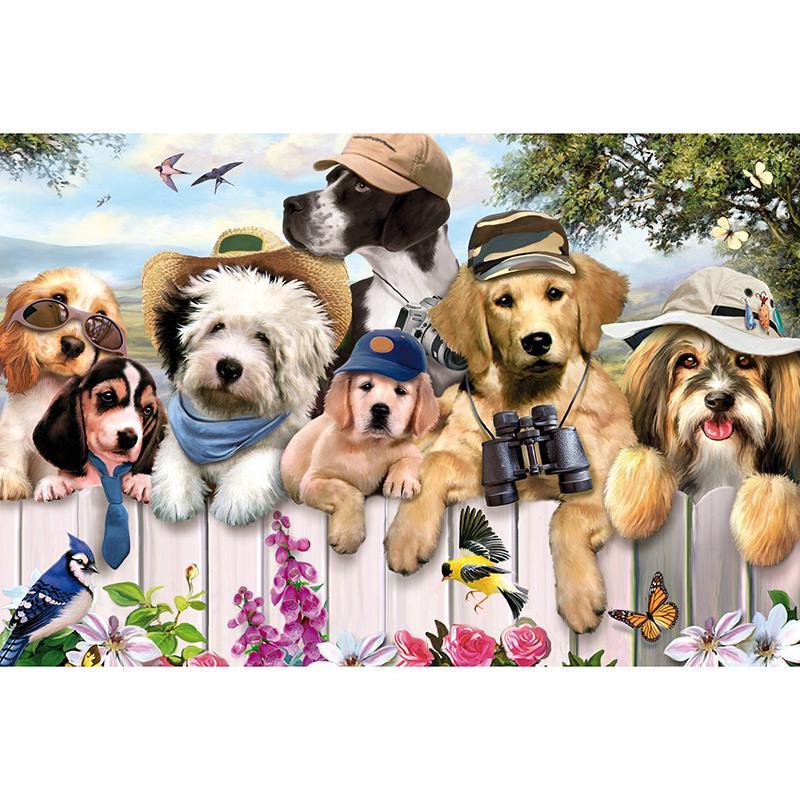 Full 5D Diamond Painting Cross Stitch Animal dogs 5D DIY Rhinestone ...