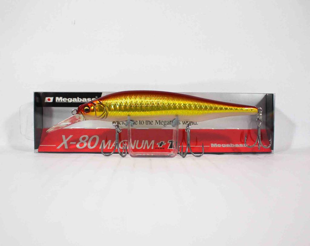 Buy Megabass X-80 Magnum +1 Sinking Lure GG Akakin (2358) at affordable prices — free shipping ...