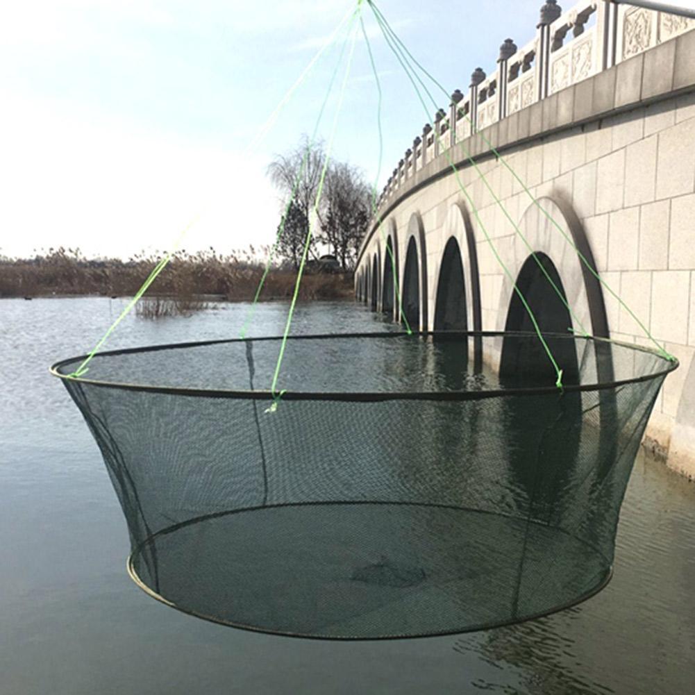 Buy Folding Drop Net Fishing Landing Prawn Bait Crab Shrimp Pier ...