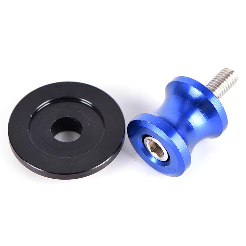 Buy 2pcs 6mm Aluminum Motorcycle Swingarm Spool Slider Stand Screws ...