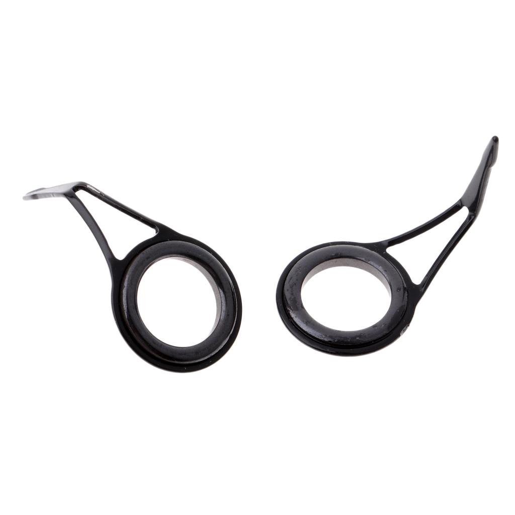 Buy 10x Fishing Rod Eye Ring Guides Line Rings for Spinning/Carp 6 at ...