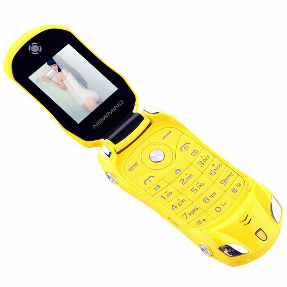 NEWMIND F15 Flip Phone Car Model Dual Sim Card Handy 1.8 Zoll ...
