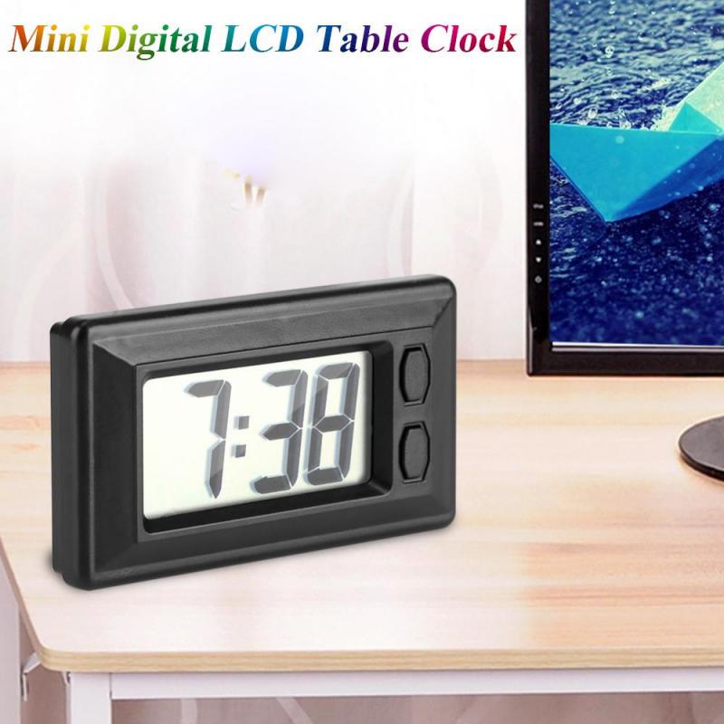 Buy LCD Digital Table Car Dashboard Desk Electronic Clock Date Time ...