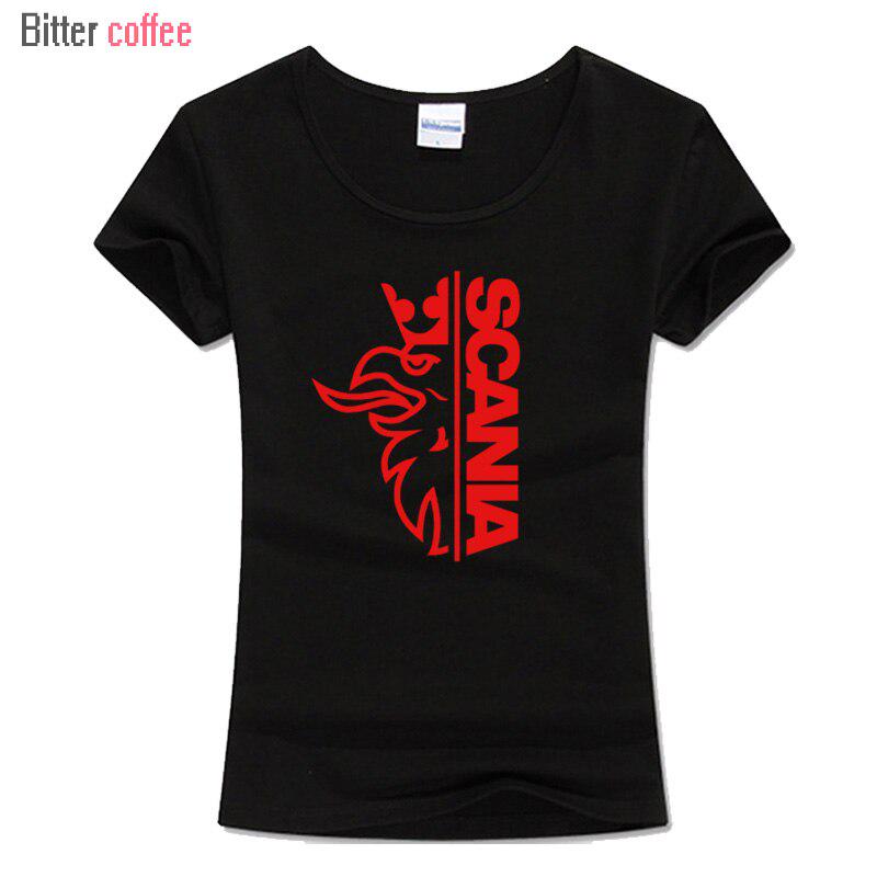 Buy Summer Scania Saab Women Brand Clothing Printing T Shirt Women High ...