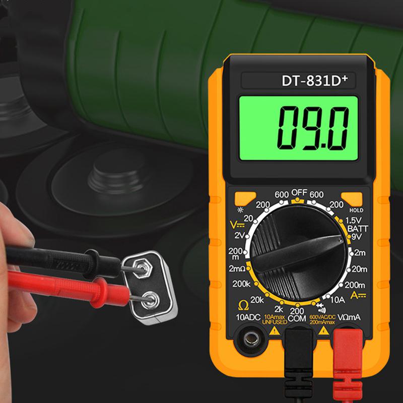 Buy DT-831D+ Digital Multimeter Electrical Maintenance Multimeter ...