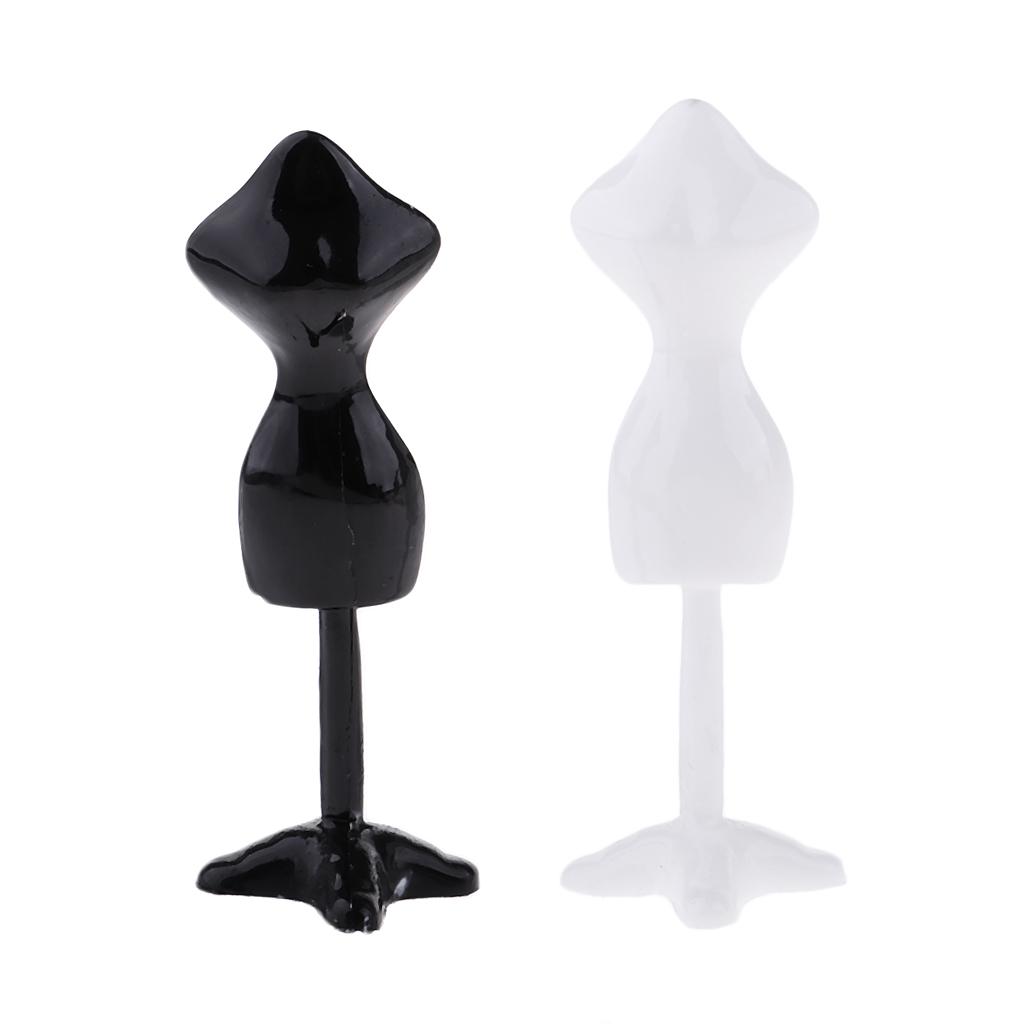 Buy 1/12 Scale Doll House Miniature Mannequin Model Display Stand Black ...