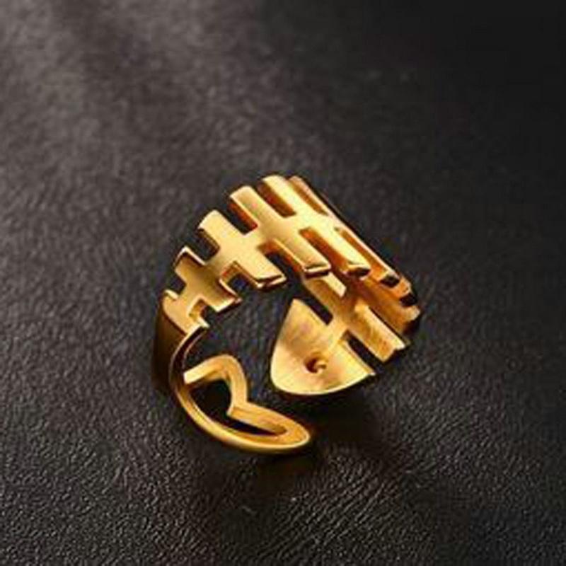 Fish Bone Ring Animal Rings Women Simple Fish Bones Open Ring ...