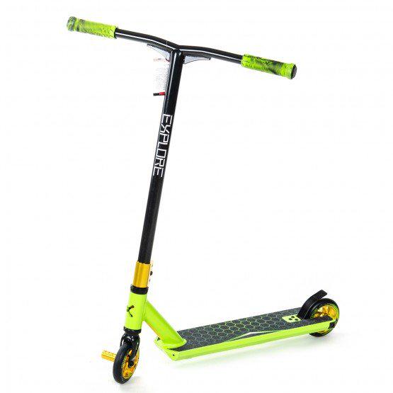 Buy Explore Cross Deluxe stunt scooter green at affordable prices ...