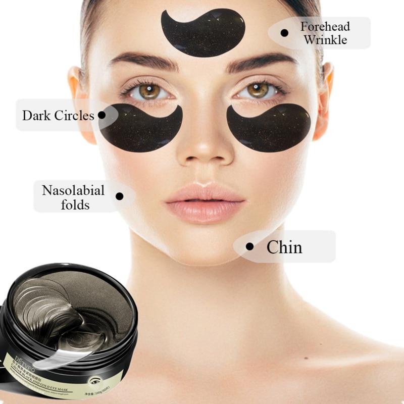 Buy Deep Sea Caviar Eye Mask Lasting Moisturizing Black Gold Eye Patch ...