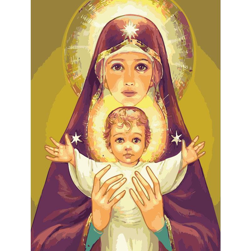 Lady Jesus Canvas Home & Living Wall Hangings etna.com.pe
