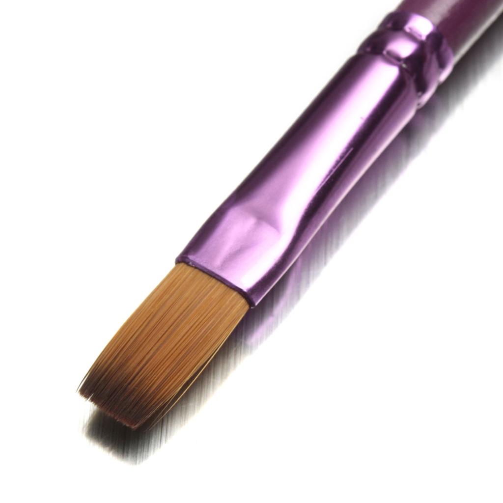 12pcs Watercolor Paint Brushes Set Flat/Tip Gouache Painting Brushes ...