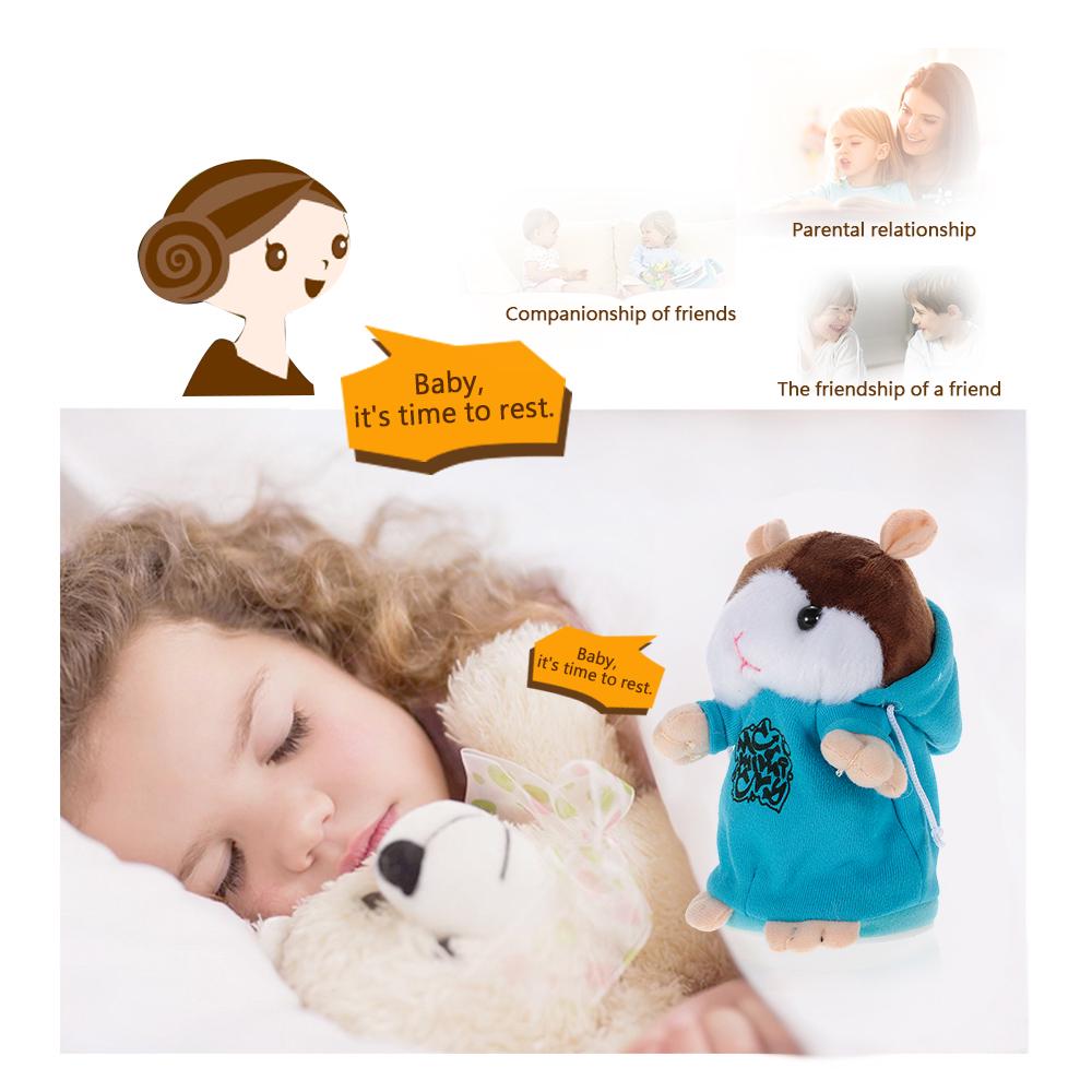 Buy Talking Hamster Repeats What You Say Cute Plush Electronic Mimicry ...