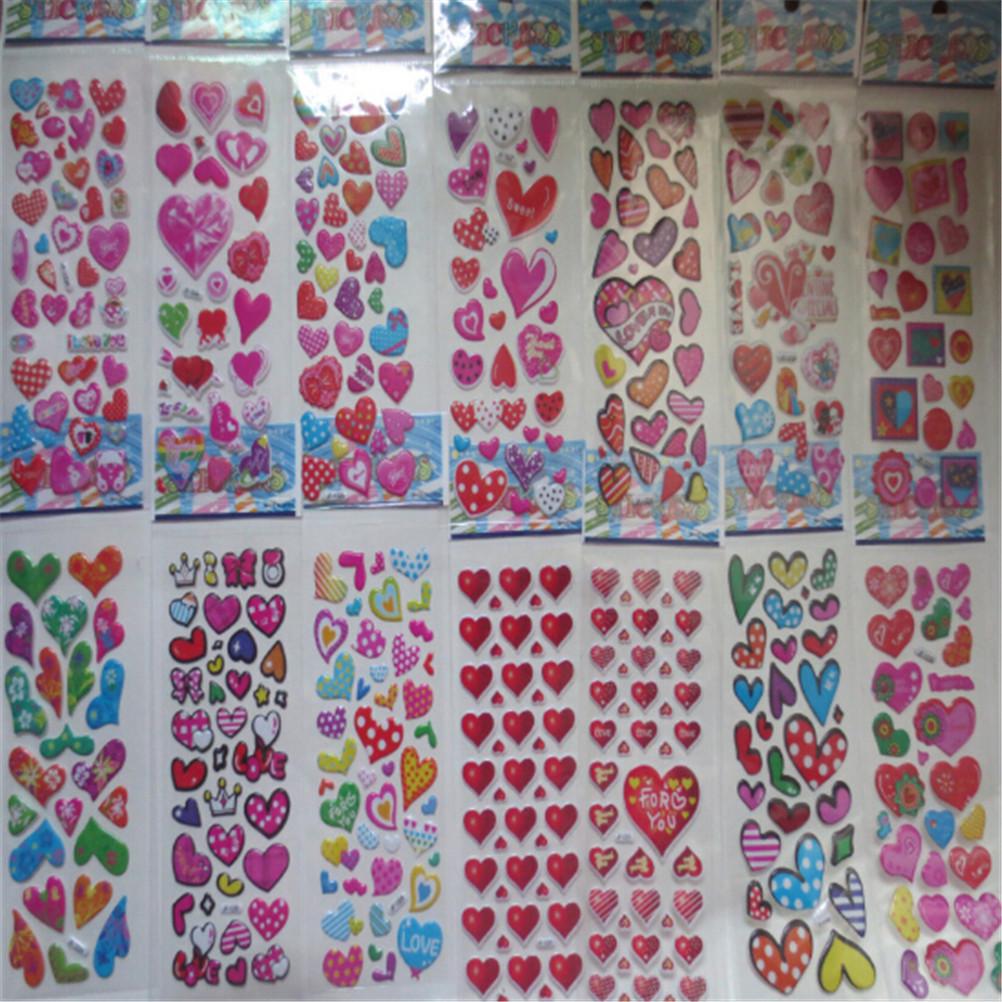 Buy 5 Sheet Bubble Stickers 3D Cartoon Kids Classictoys Sticker School ...