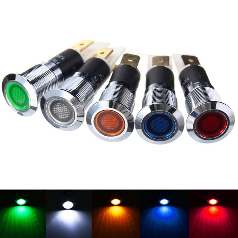 Buy 12mm Car Boat Truck LED Dashboard Dash Warning Indicator Signal ...