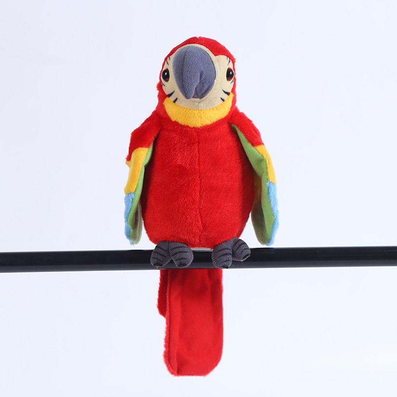 Buy Cute Talking Parrot Toy Electric Talking Parrot Stuffed Plush Toy ...
