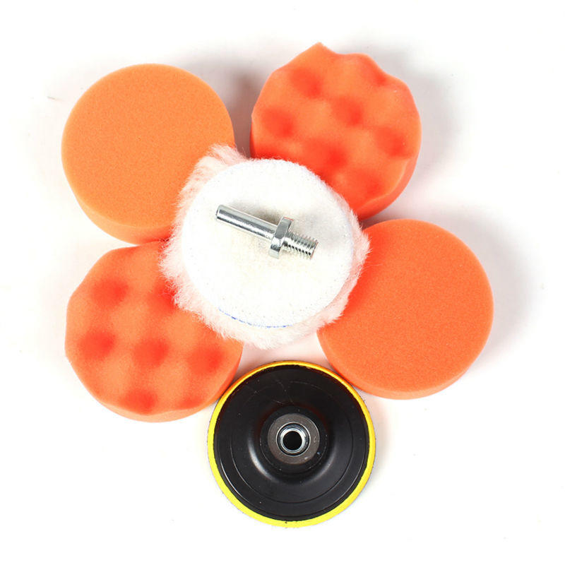 Buy Car Polishing Waxing Sponge Wheel Sponge Disc Wool Ball Wave Flat ...