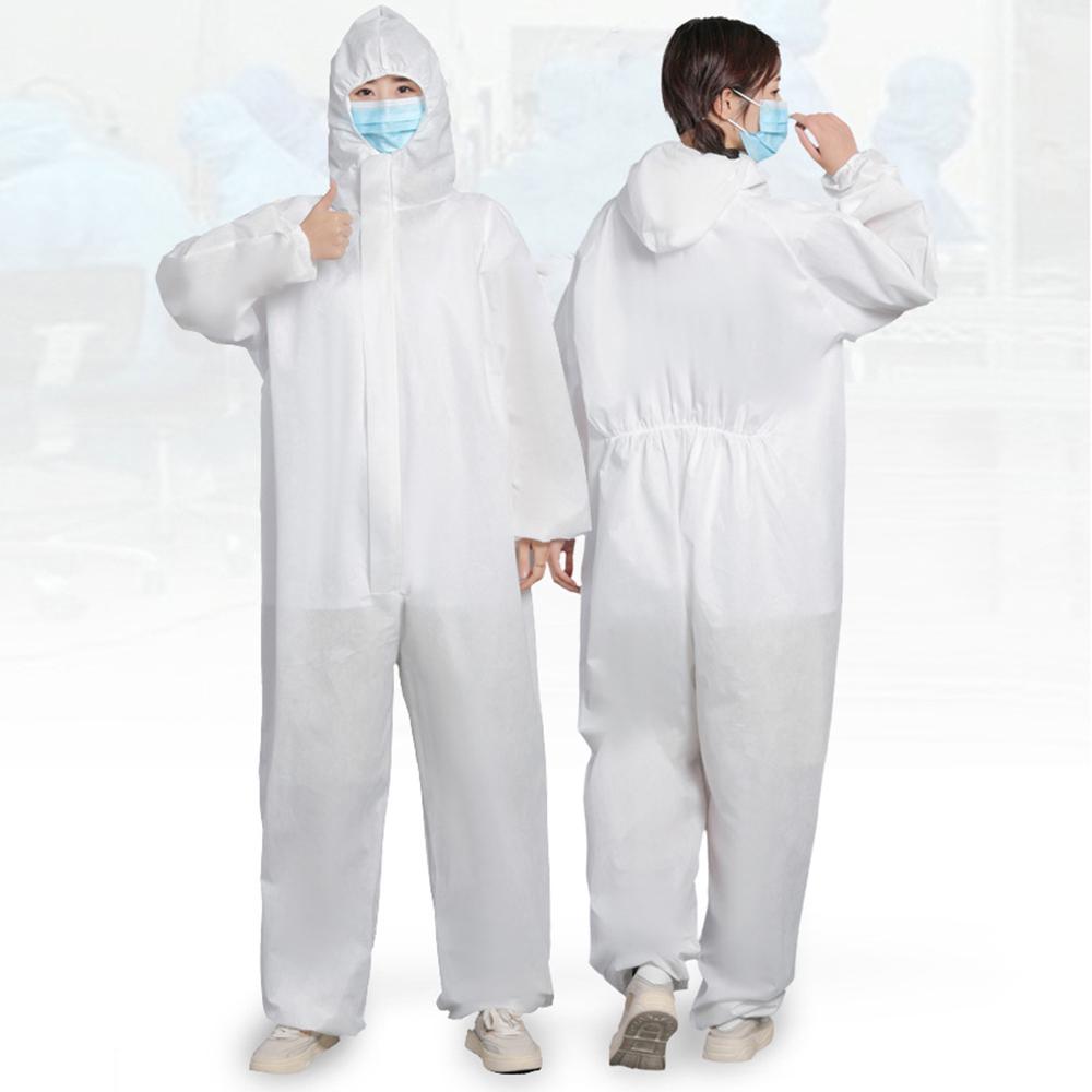 Buy Reusable Anti-Virus Clothing White Coverall Suit Protection ...