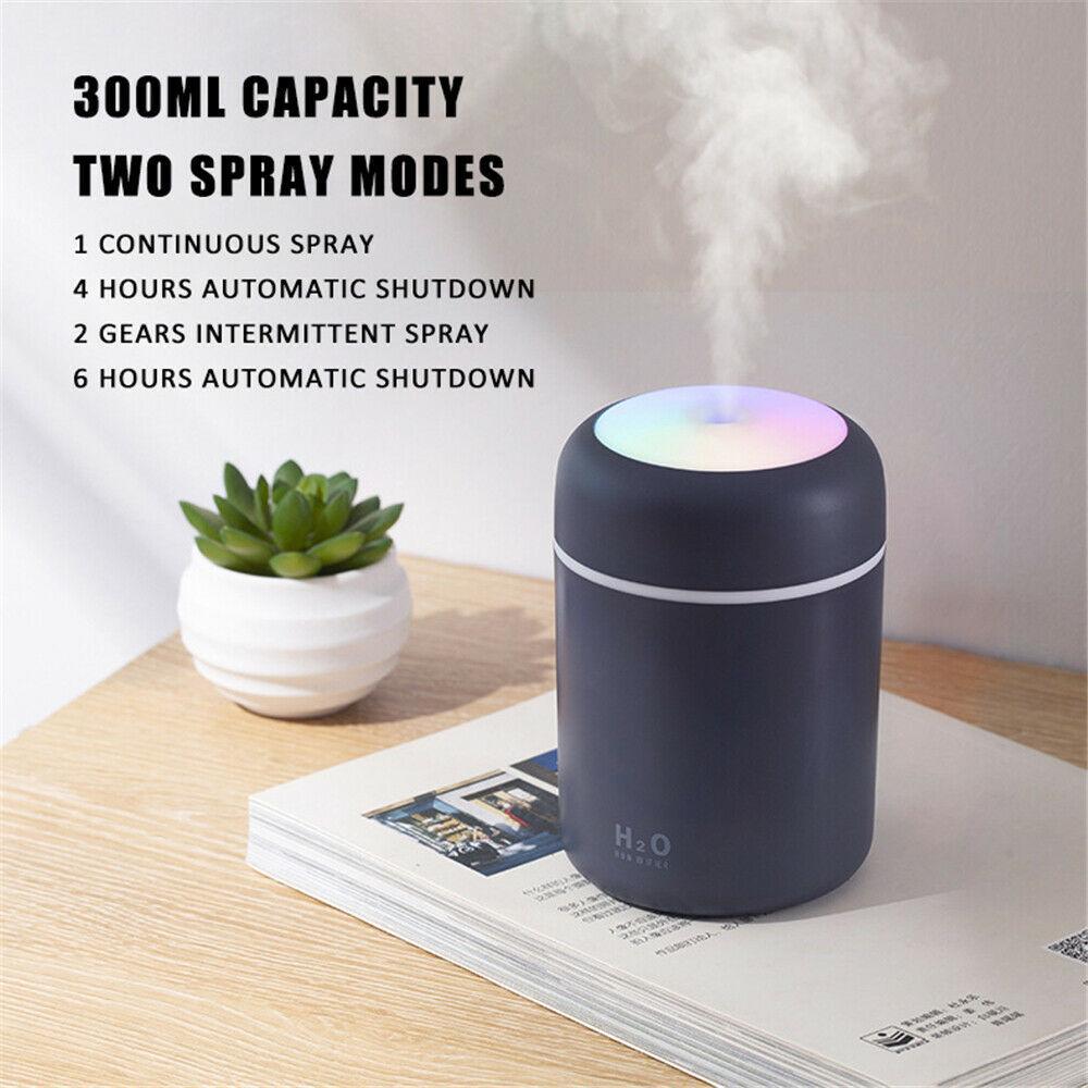 Buy Ultrasonic Turning Color Cup Humidifier USB Diffuser for Aroma In ...