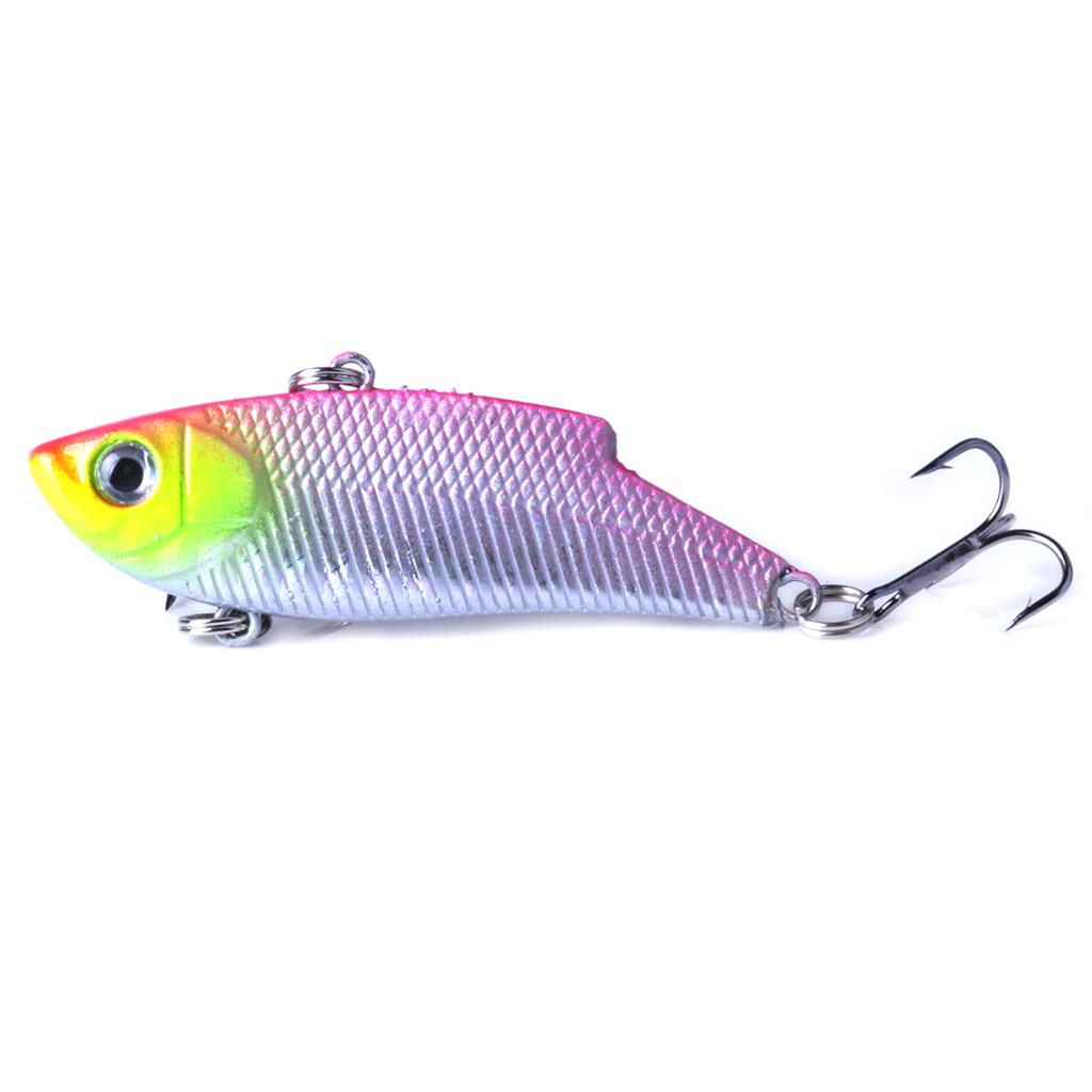 Cheap 1pc Hengjia 9.3g/5.5cm VIB Fishing Lure for Bass Pike 8# Treble Hook | Joom
