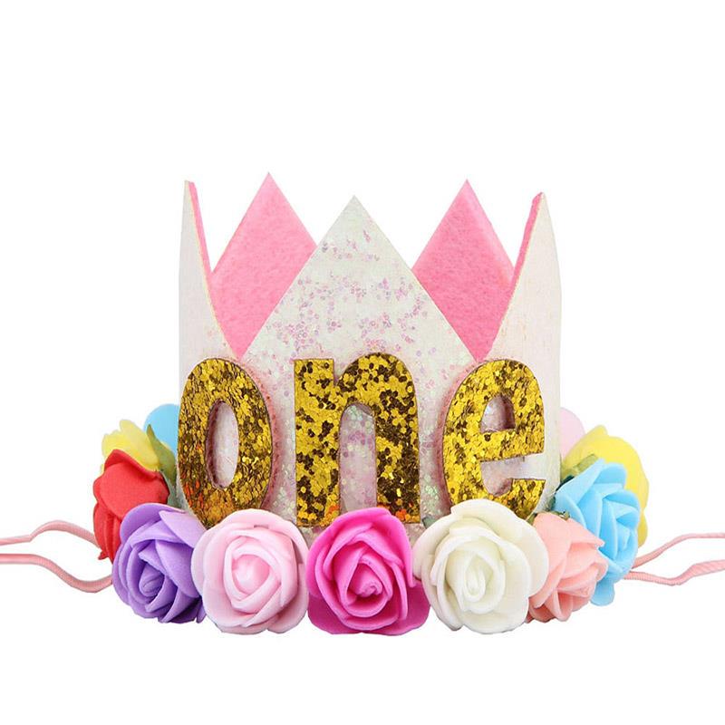 Satın alın Children's Birthday Headdress Headband Birthday Hat Corolla ...