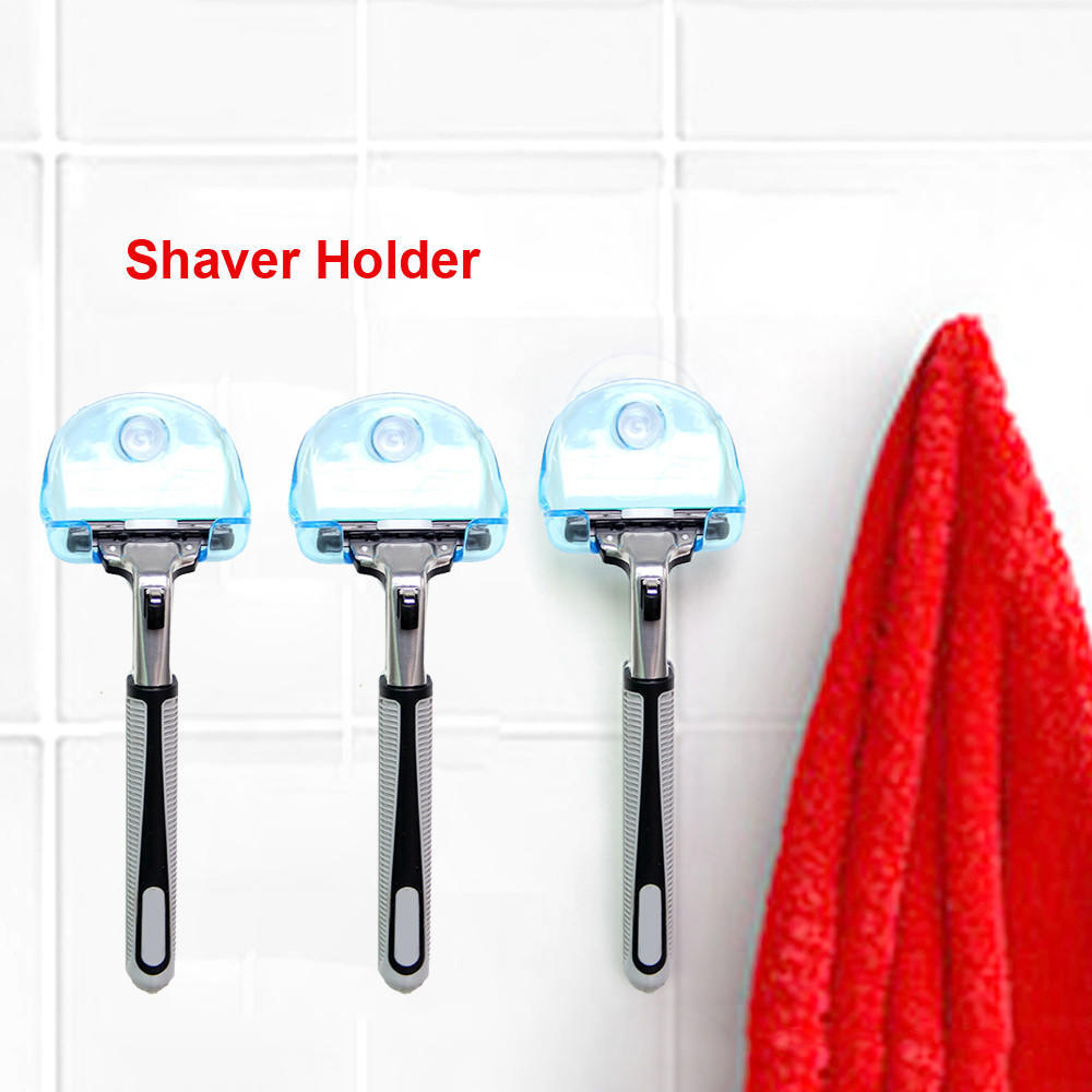 Buy Shaver Toothbrush Holder Washroom Wall Sucker Suction Cup Hook ...