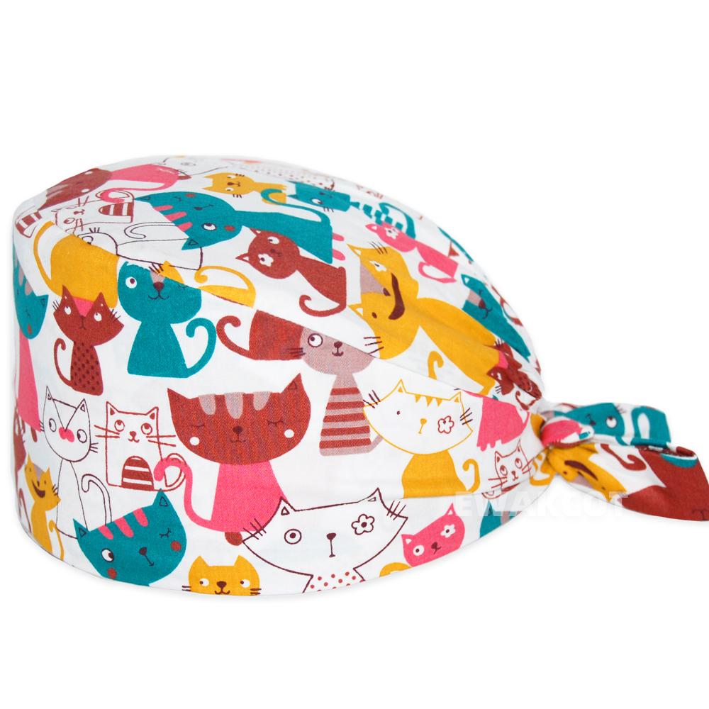 Buy Women men Surgicals Hats Cotton Adjustable Protect Hair Lab Pet ...