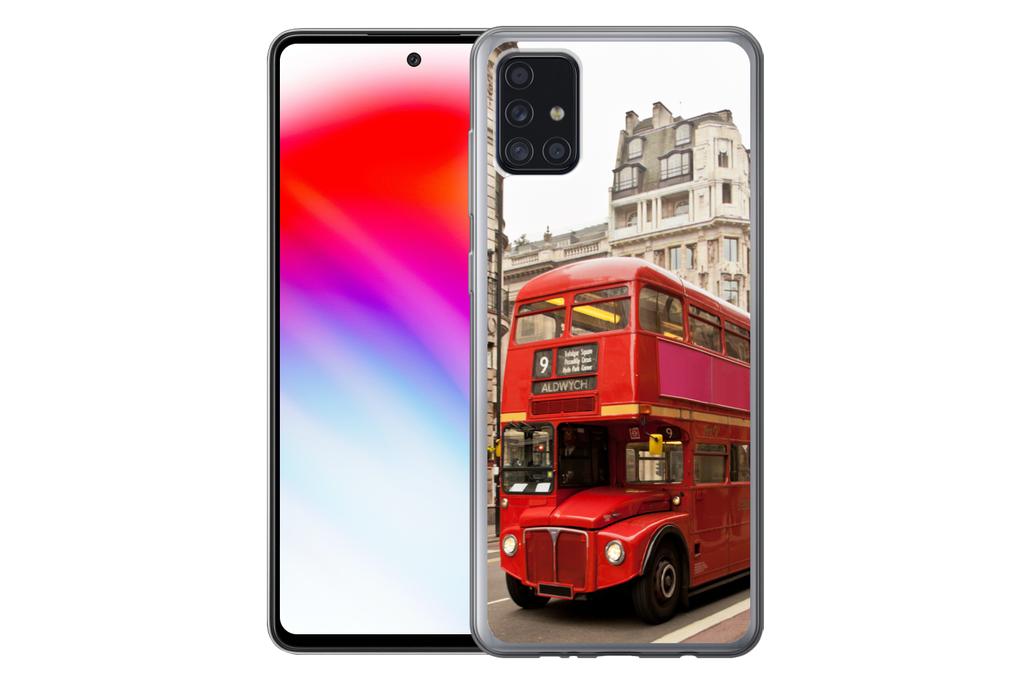 Buy Samsung Galaxy A52 5G Soft Case - A red double decker bus in London ...