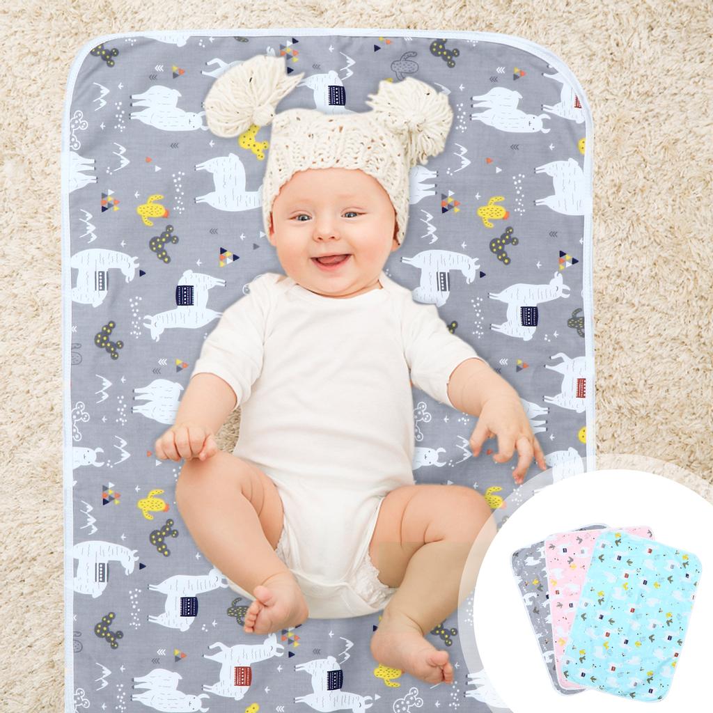 Buy 3pcs Baby Urinal Pad Washable Bed Pad Cotton Infant Piss Mat Diaper ...