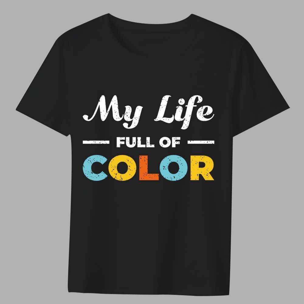 Buy Inspirational Phrase Printed Black T Shirt Summer O Neck Men Women ...