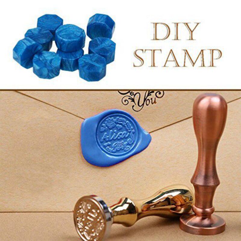 Buy 100 Pcs Mixed Color/Set Multicolor Stamps Sealing Wax Granule In ...