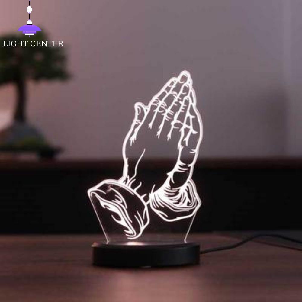 Buy 3D Prayer Themed Led Table Lamp Islamic Bedside Lamp Night Light ...