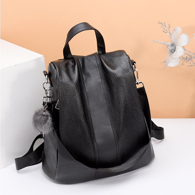 Women Backpack Waterproof Nylon Anti-theft Rucksack Lightweight School ...