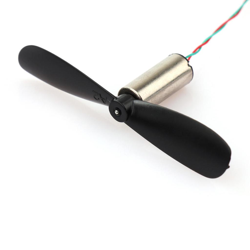 DC 3.7V 48000RPM Coreless Motor + Propeller For RC Aircraft Helicopter ...