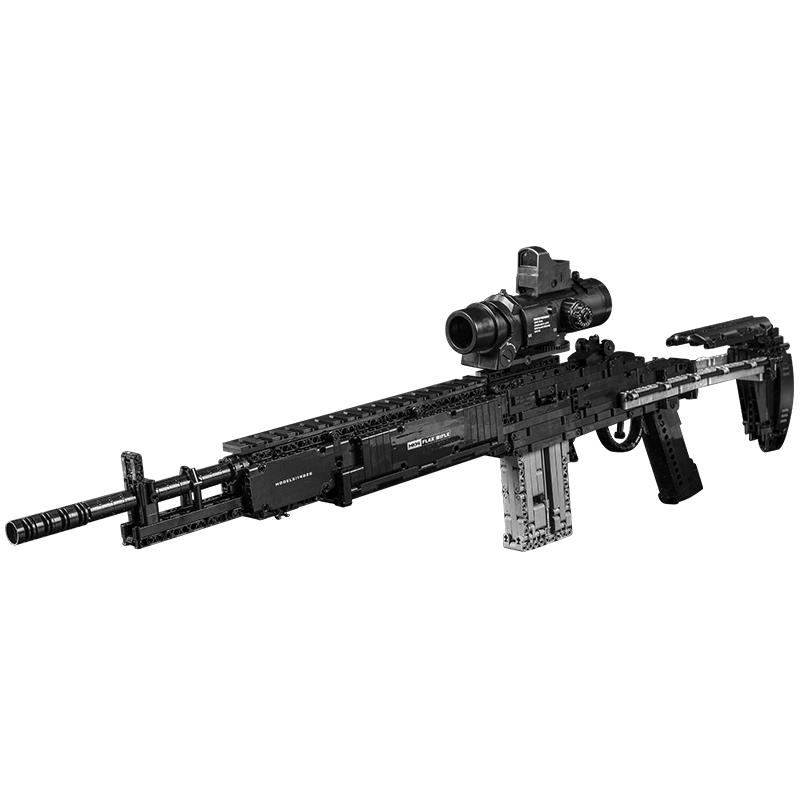 Buy Technical Battle Rifle Simulation Gun Model Building Blocks ...