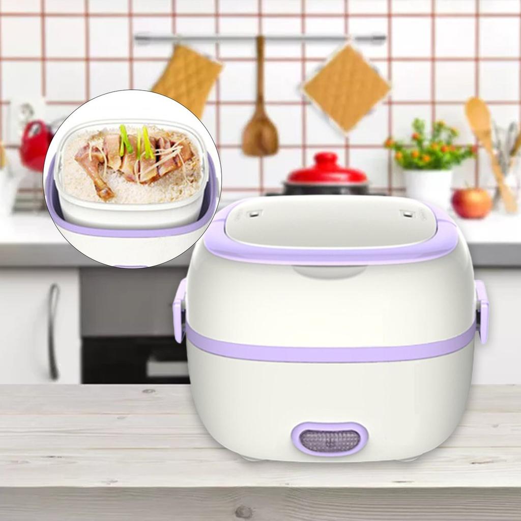 SX Multifunctional Electric Lunch Box Mini Rice Cooker Portable Food ...