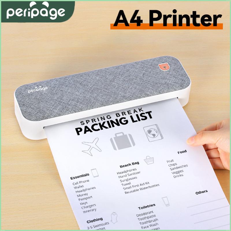 Cheap PeriPage A40 Printer A4 Paper Portable USB Bluetooth Wireless ...