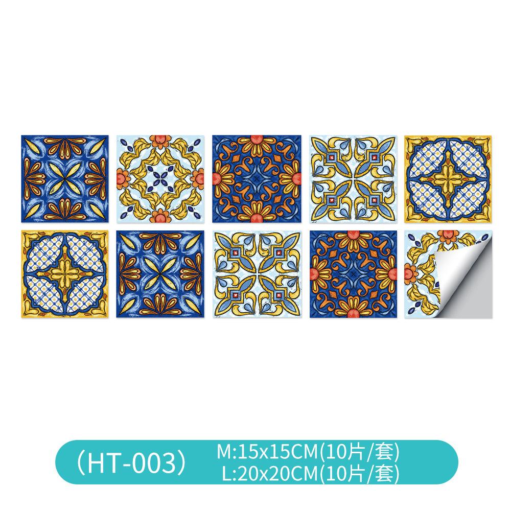 Buy New Self Adhesive European Ceramic Tile Sticker Waterproof Retro ...