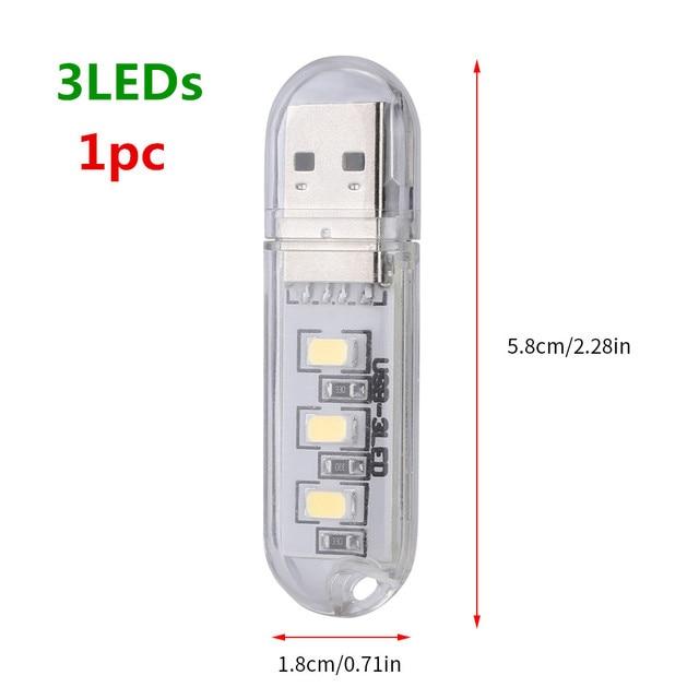 Cheap Mini Portable USB LED Book Light DC5V Ultra Bright Reading Book ...