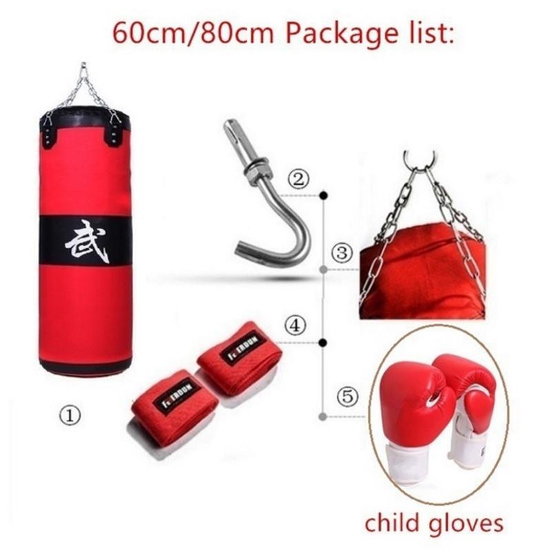 Buy Empty Boxing Punching Bag Heavy MMA Training Fitness Kick Fight ...