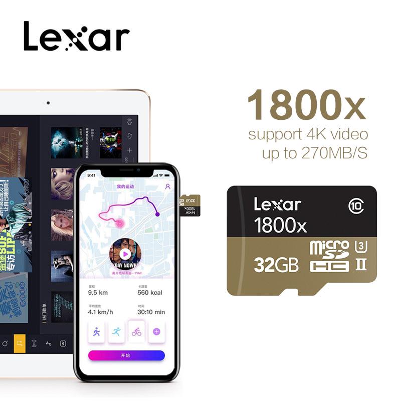 Buy Professional 1800x microSDXC UHS-II Micro SD Cards 64GB 32GB High ...