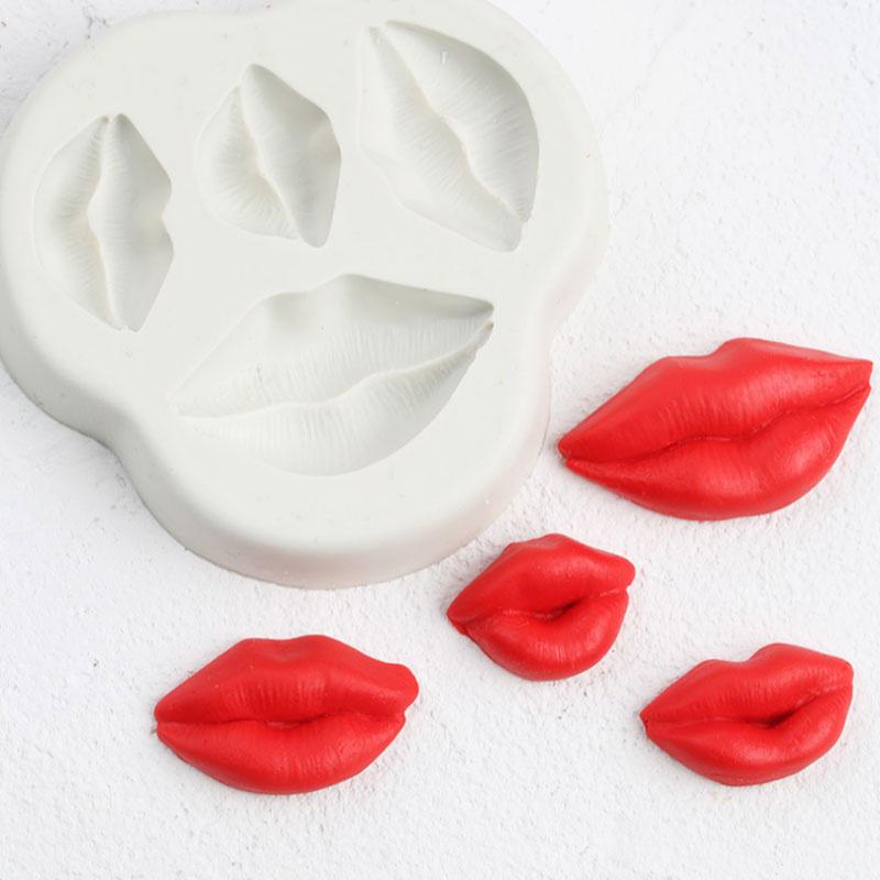 Buy Sexy Lips Silicone Mold Fondant Mold Cake Decorating Tools ...