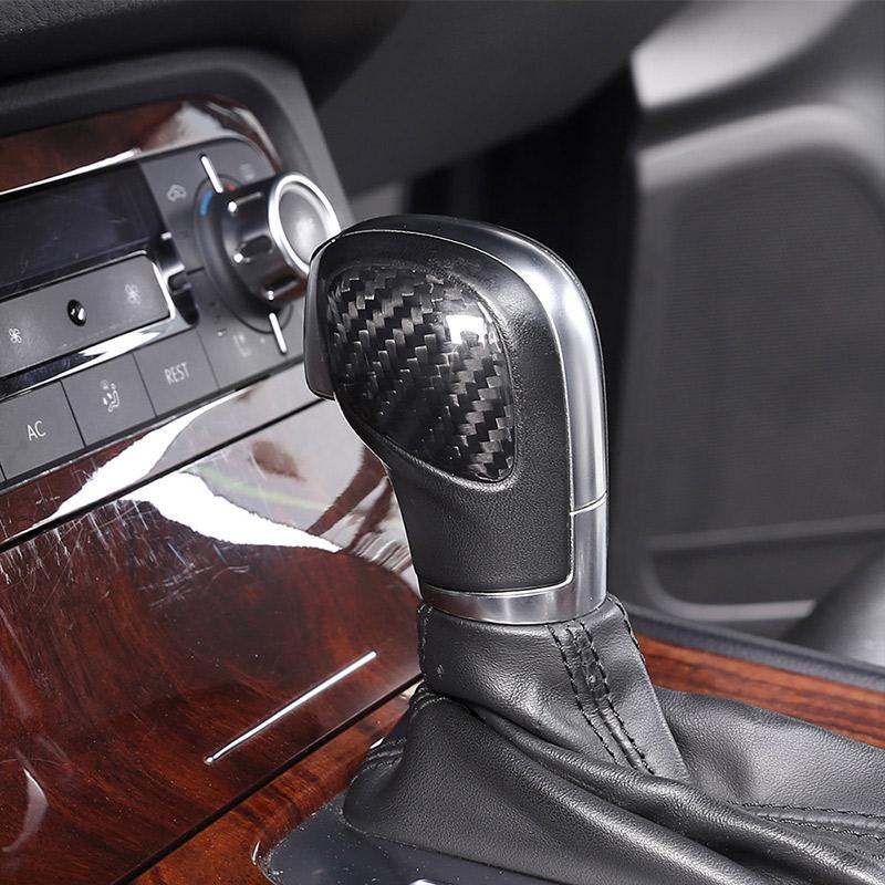 💰Kjøp carbon fiber Material Car Gear Shift Head Cover Trim for VW ...