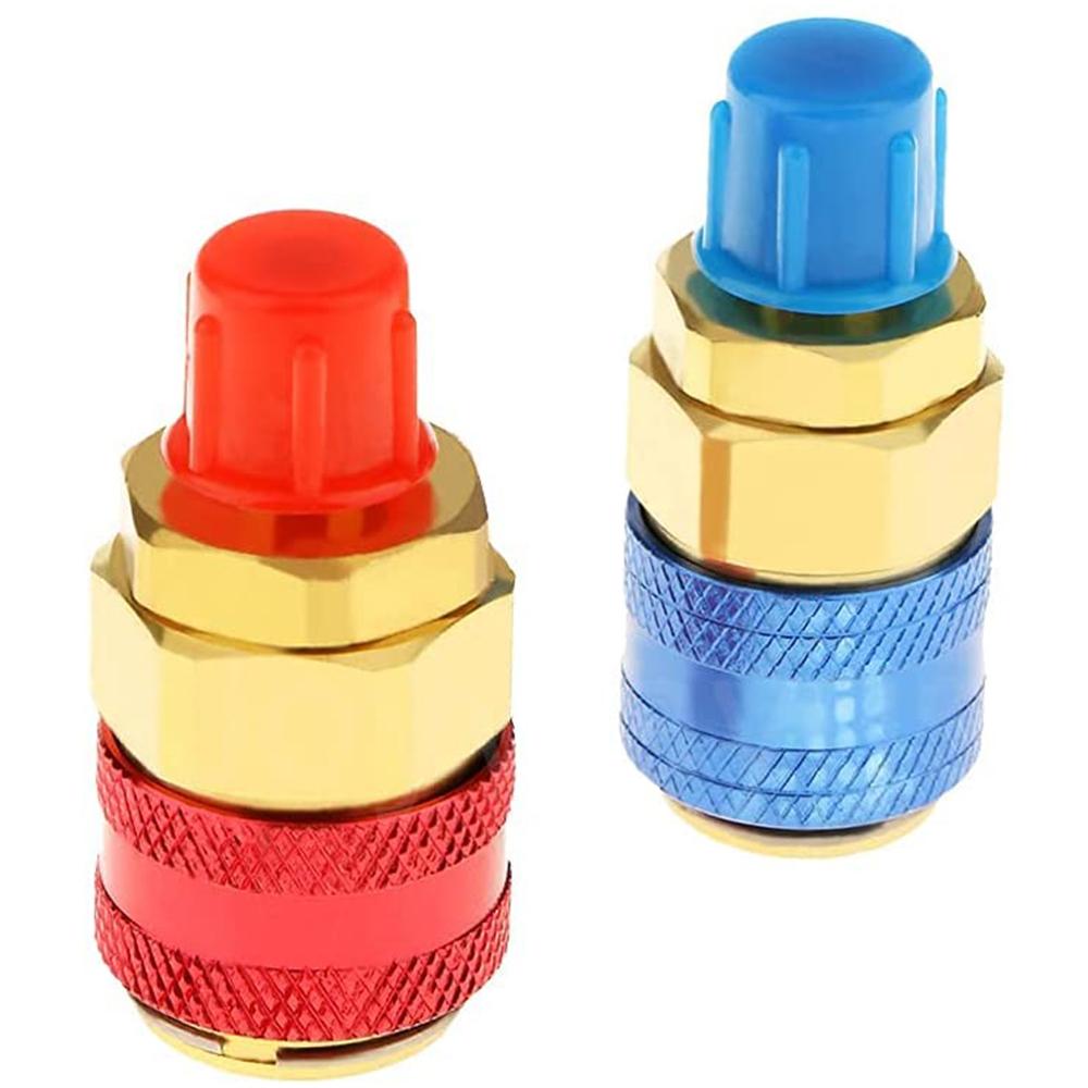 Buy 1 Pair Freon R134A H/L Auto Car Quick Coupler Connector Brass ...