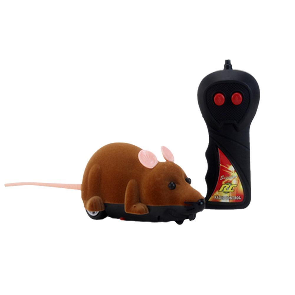 Satın alın Plush Mouse Mechanical Motion Rat Wireless Remote Electronic ...